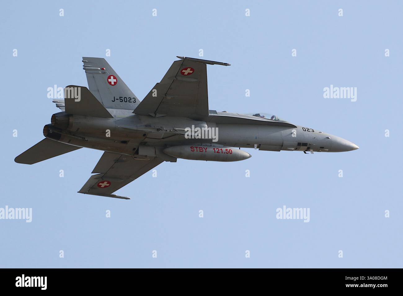 J-5023, a McDonnell Douglas F/A-18C Hornet operated by the Swiss Air ...
