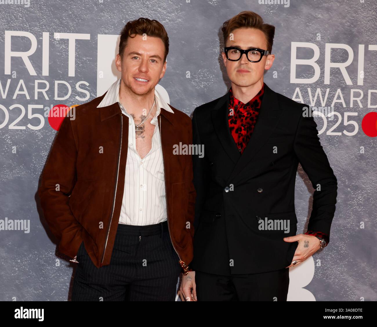 London, UK. 01st Mar, 2025. Danny Jones and Tom Fletcher attends The ...