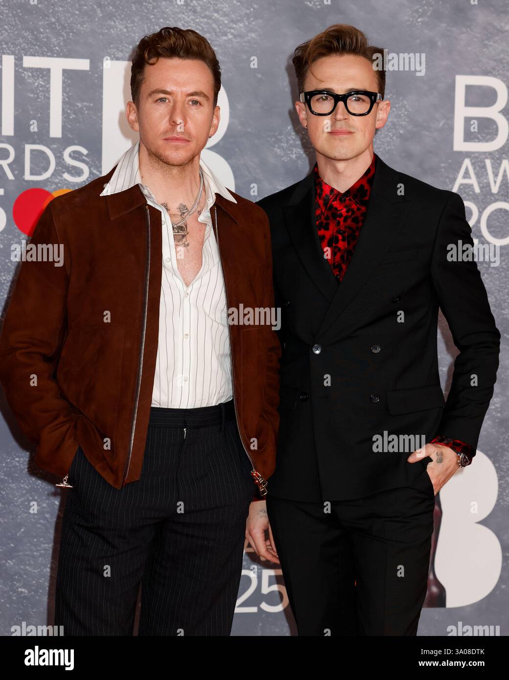 London, UK. 01st Mar, 2025. Danny Jones and Tom Fletcher attends The ...