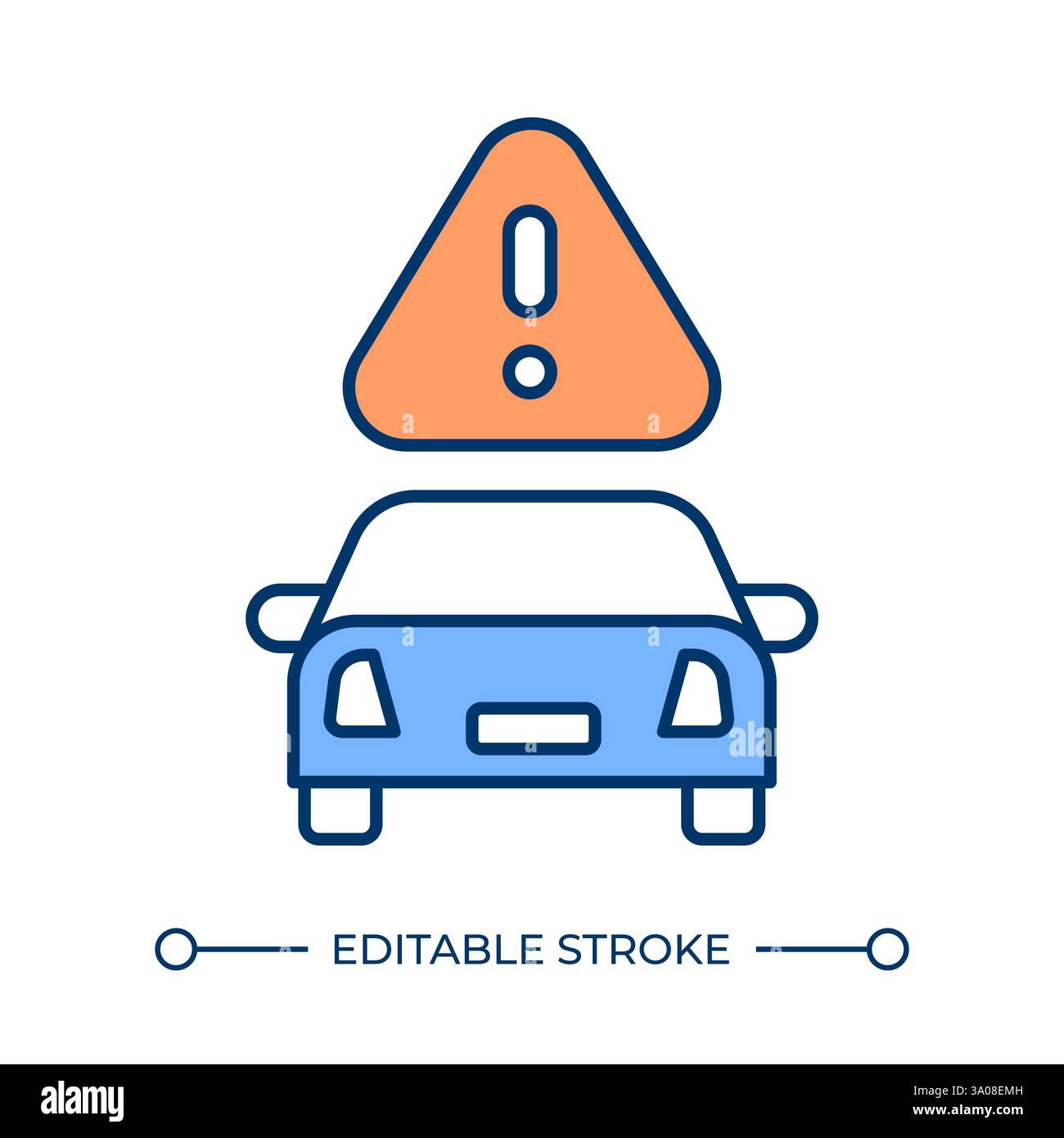 Driving with care and attention Stock Vector Images - Alamy