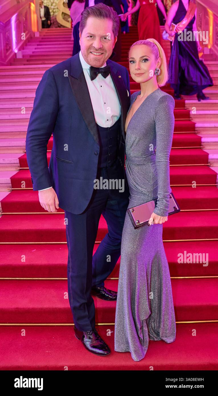 Vienna, Austria. 01st Mar, 2025. Lawyers' Ball 2025 under the motto "VERY STRAUSS!" at Hofburg ...