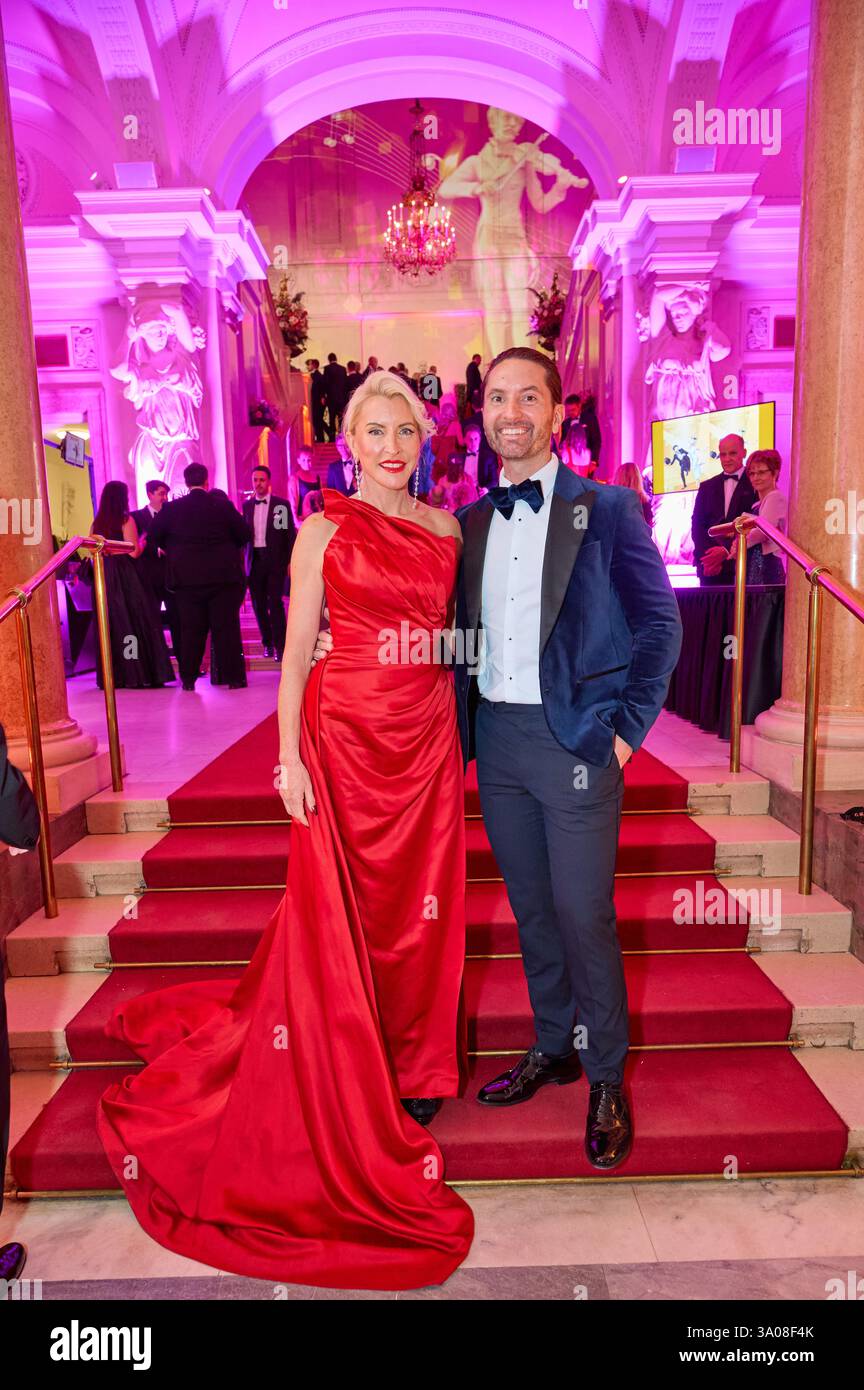 Vienna, Austria. 01st Mar, 2025. Lawyers' Ball 2025 under the motto ...