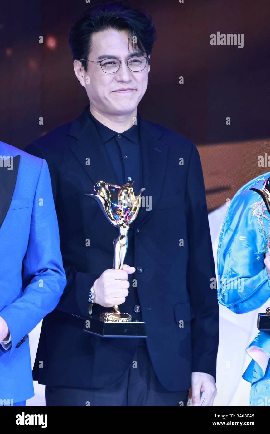 Chinese actor Jin Dong attends an activity in Shanghai, China, 27 ...