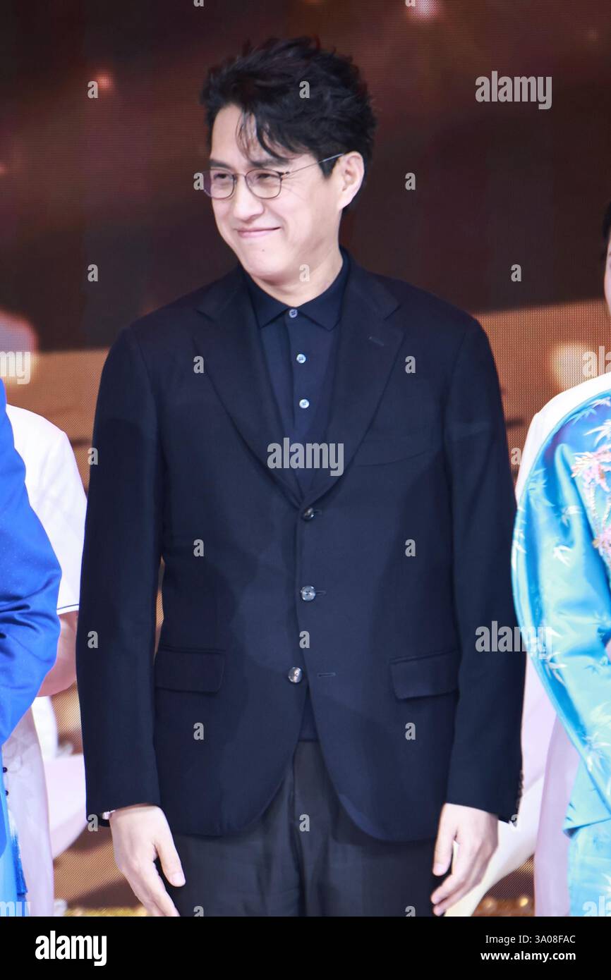 Chinese actor Jin Dong attends an activity in Shanghai, China, 27 ...