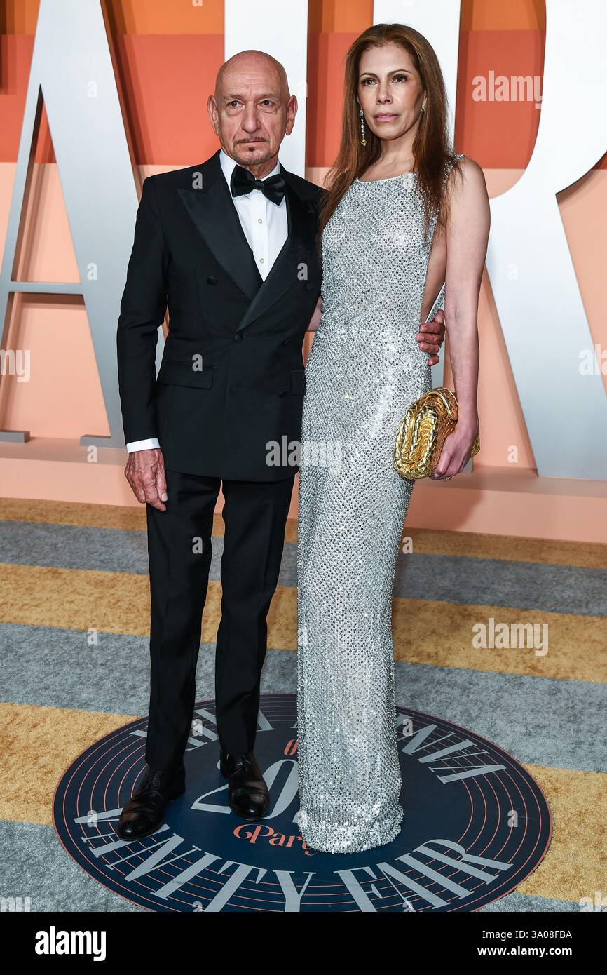 USA. 02nd Mar, 2025. Ben Kingsley and Daniela Lavender on the red ...