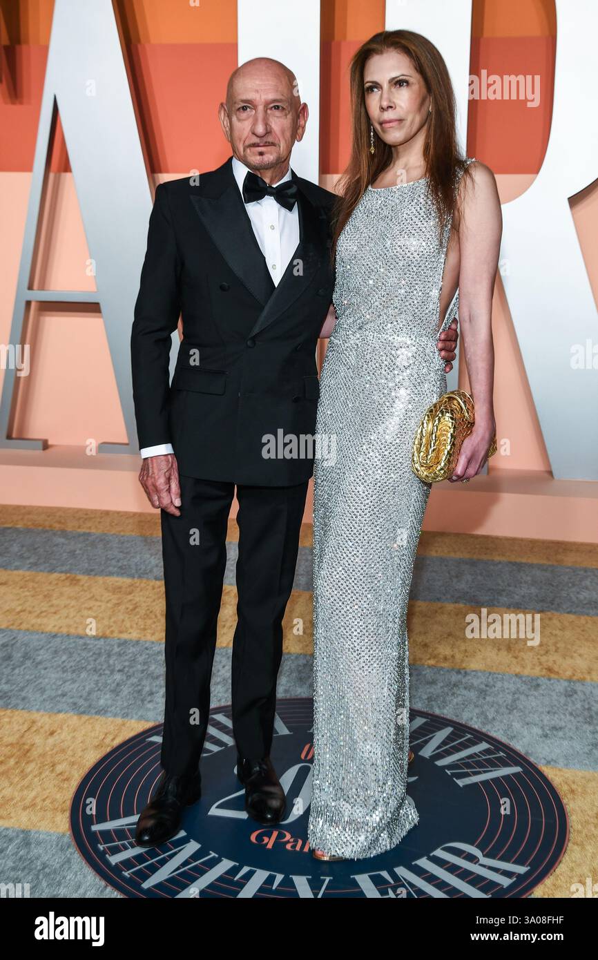 USA. 02nd Mar, 2025. Ben Kingsley and Daniela Lavender on the red ...