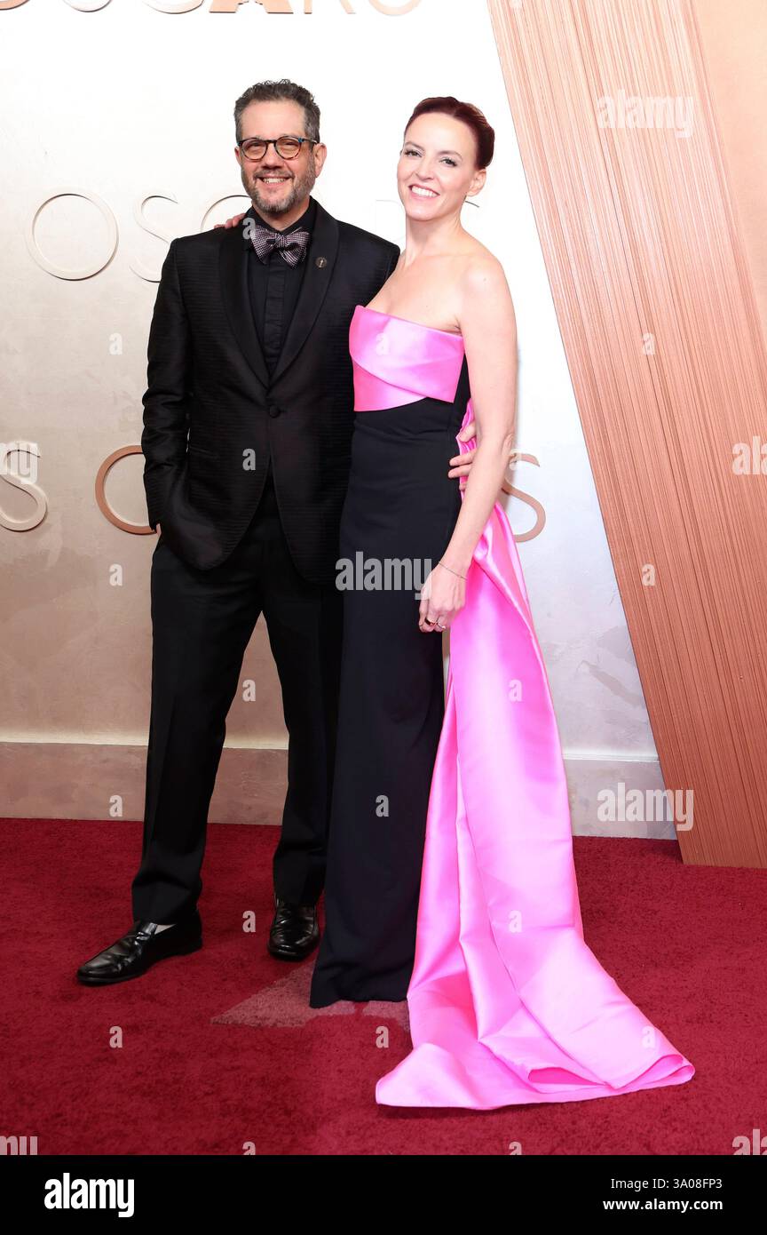 Michael Giacchino und Andrea Datzman bei der Oscar Verleihung 2025 ...