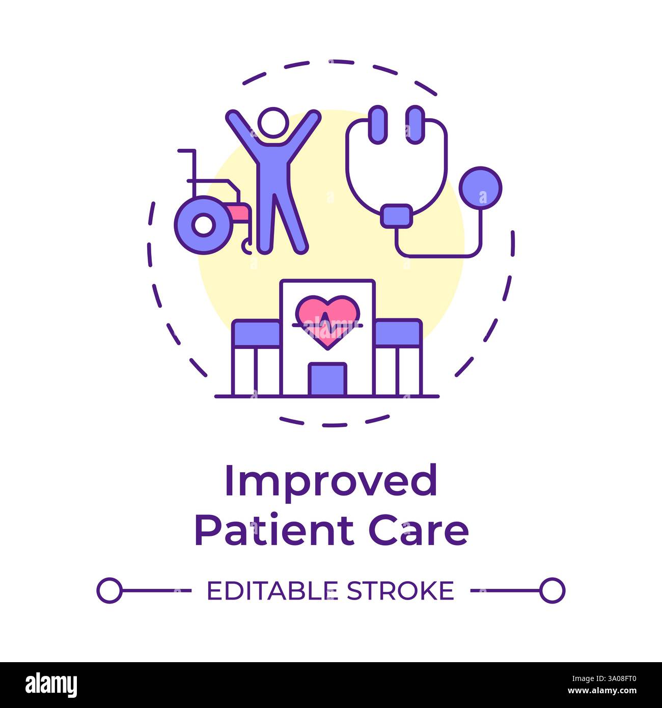 Patient centered care Stock Vector Images - Alamy