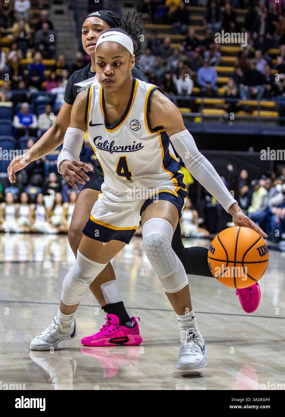 March 02 2025 Berkeley CA, USA California Golden Bears guard Kayla ...