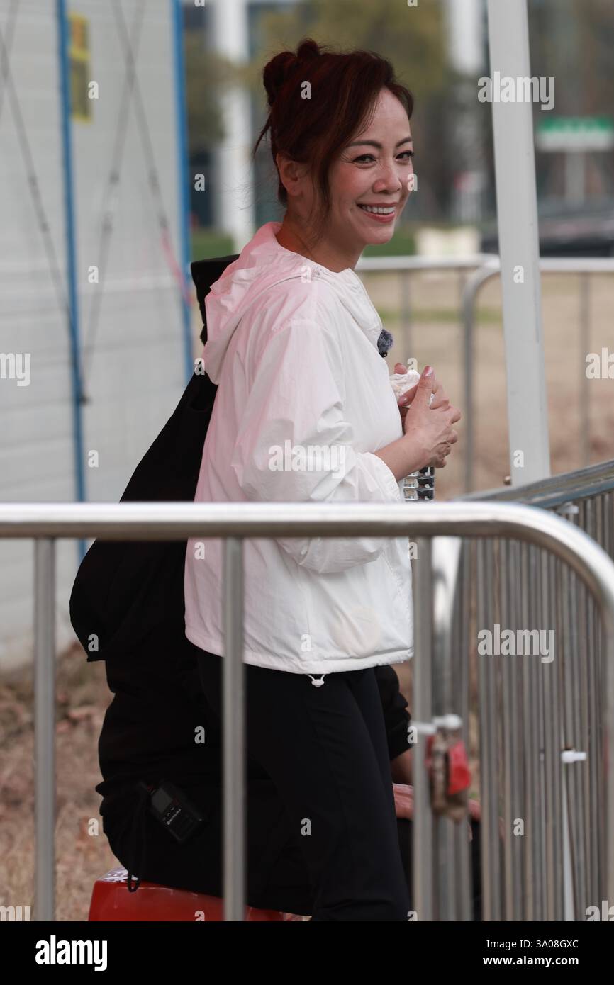 Hong Kong actress Sheren Tang Shui-man appears in Changsha City, south ...