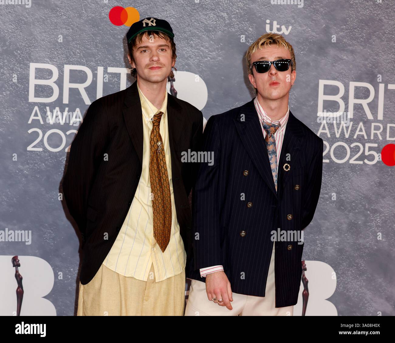 Scott Verrill and Oli Fox of Good Neighbours attend The BRIT Awards ...
