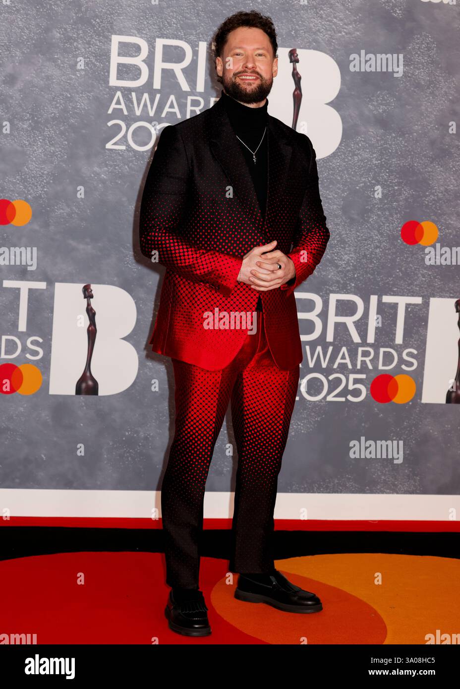 London, UK. 01st Mar, 2025. Calum Scott attends The BRIT Awards 2025 at ...