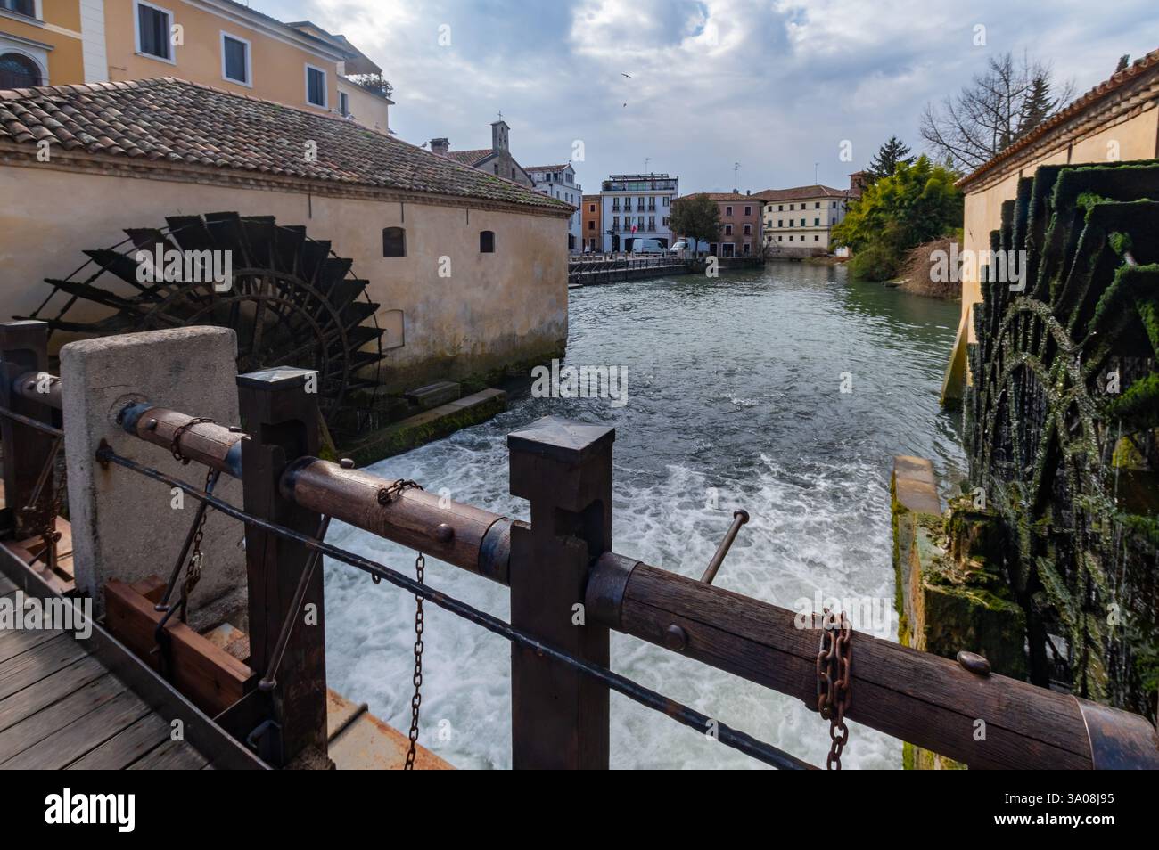 Portogruaro, Italy (1st March 2025) - Historic water mills in ...