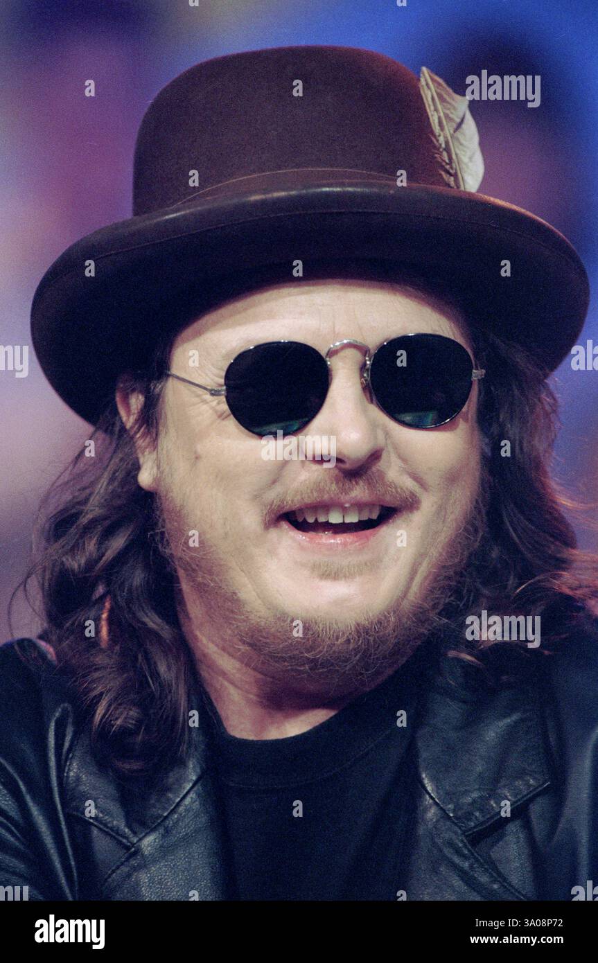 Milan Italy 12/05/1996: Zucchero Fornaciari,Italian singer,during the ...