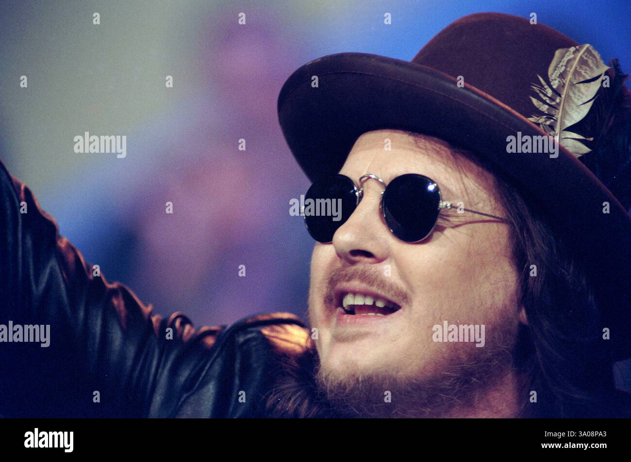 Milan Italy 12/05/1996: Zucchero Fornaciari,Italian singer,during the ...