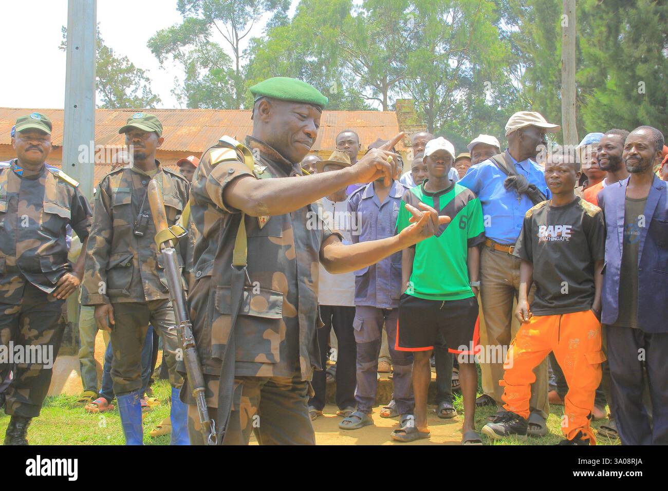 DRC soldiers court trial after they runned from M23 rebels group. The ...