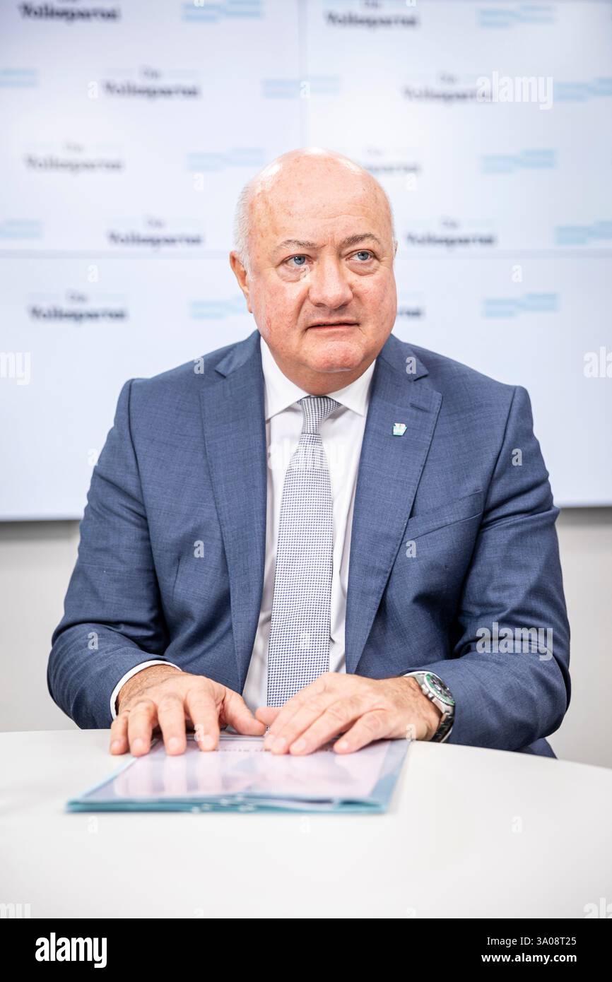 Christian Stocker, OEVP Head Office in Vienna, Austria, on 10 January ...