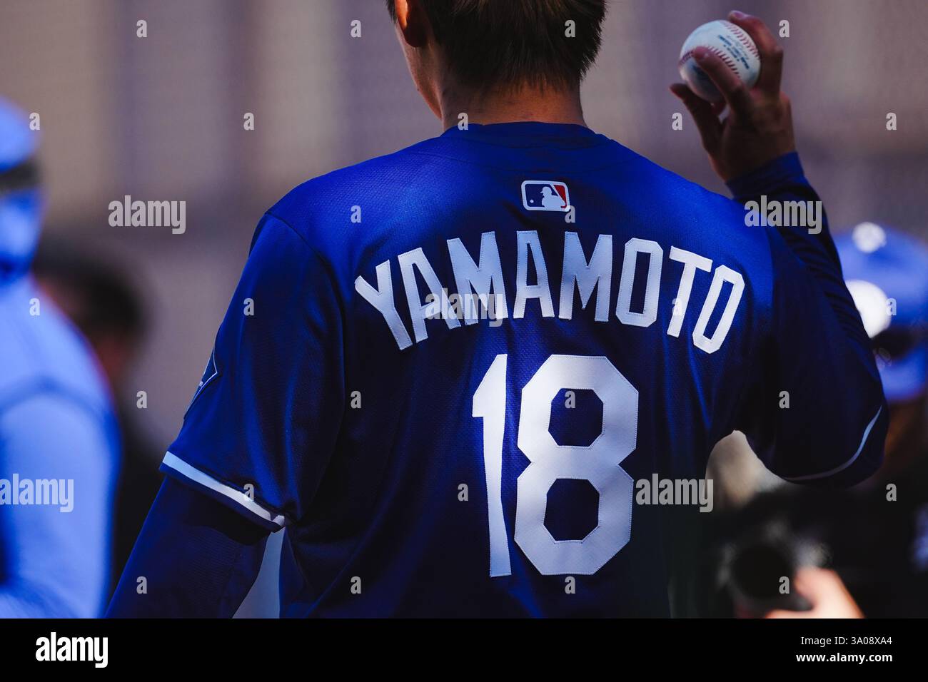 Yoshinobu Yamamoto (Dodgers), February 19, 2025 - MLB : Los Angeles ...