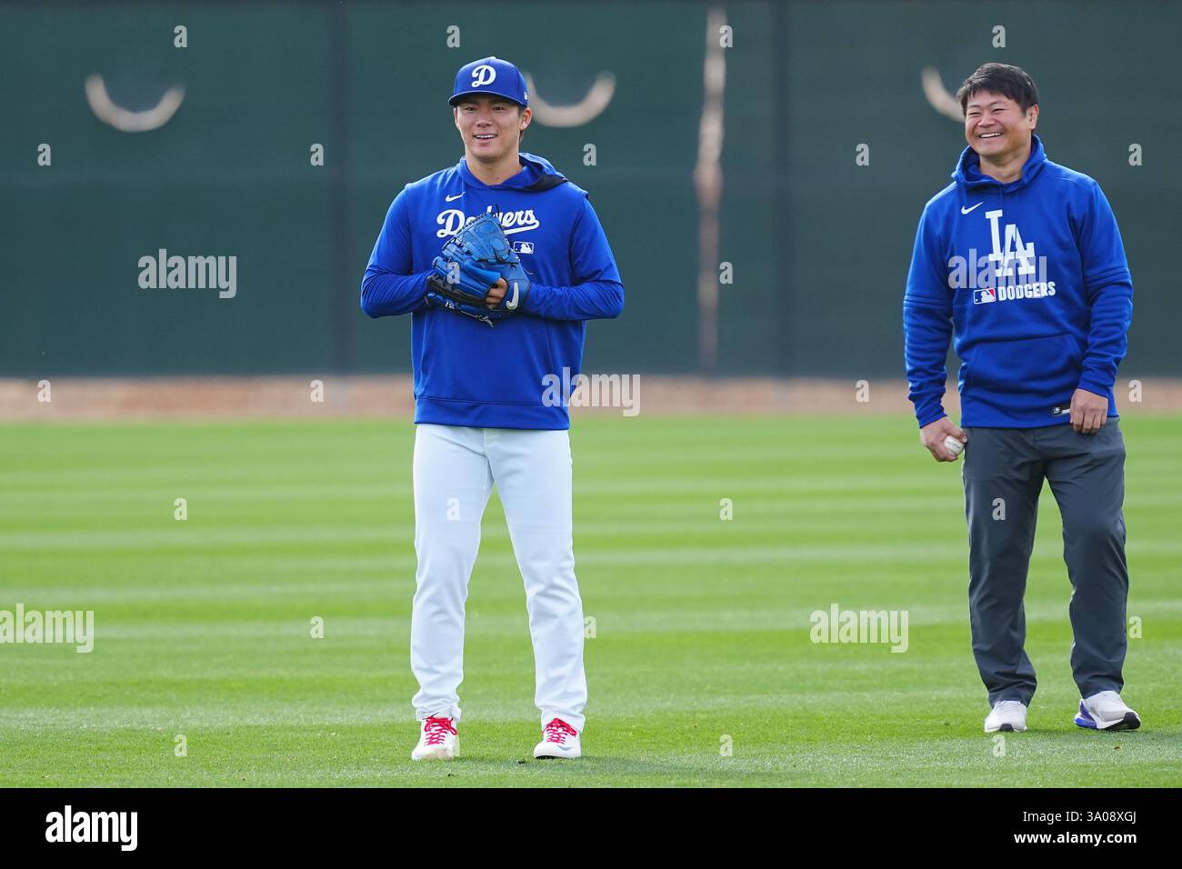 Yoshinobu Yamamoto (Dodgers), February 13, 2025 - MLB : Los Angeles ...