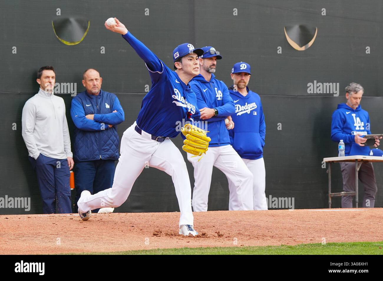 Rouki Sasaki (Dodgers), February 11, 2025 - MLB : Los Angeles Dodgers ...