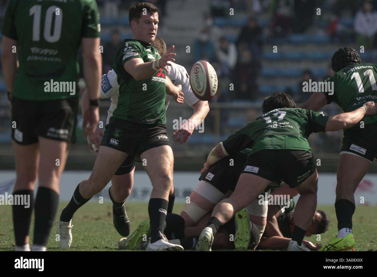 DynaBoars' Jack Stratton during the 2024-25 Japan Rugby League One ...
