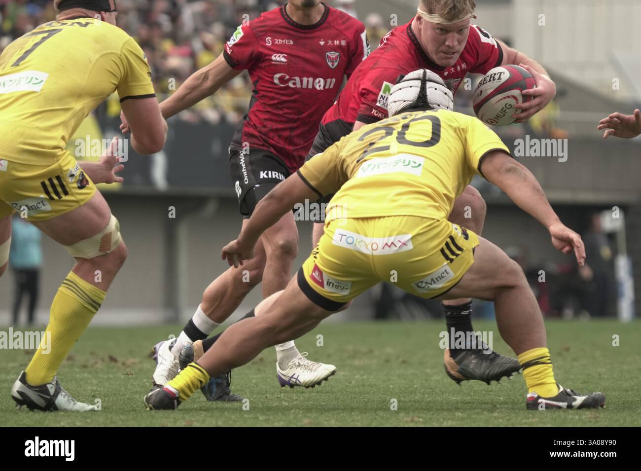 Eagles' Matthew Philip during the 2024-25 Japan Rugby League One match ...