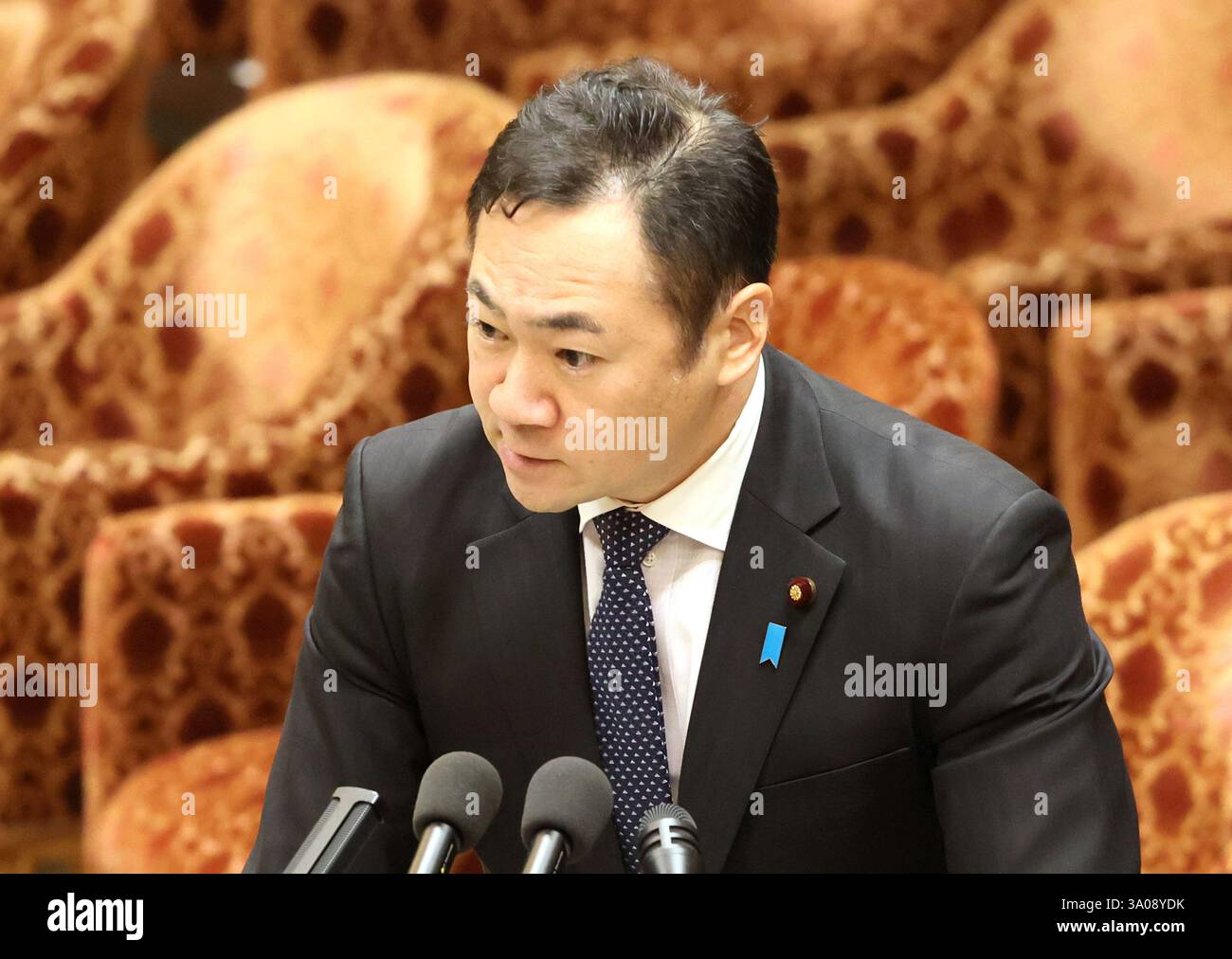 Tokyo, Japan. 3rd Mar, 2025. Japanese Justice Minister Keisuke Suzuki ...