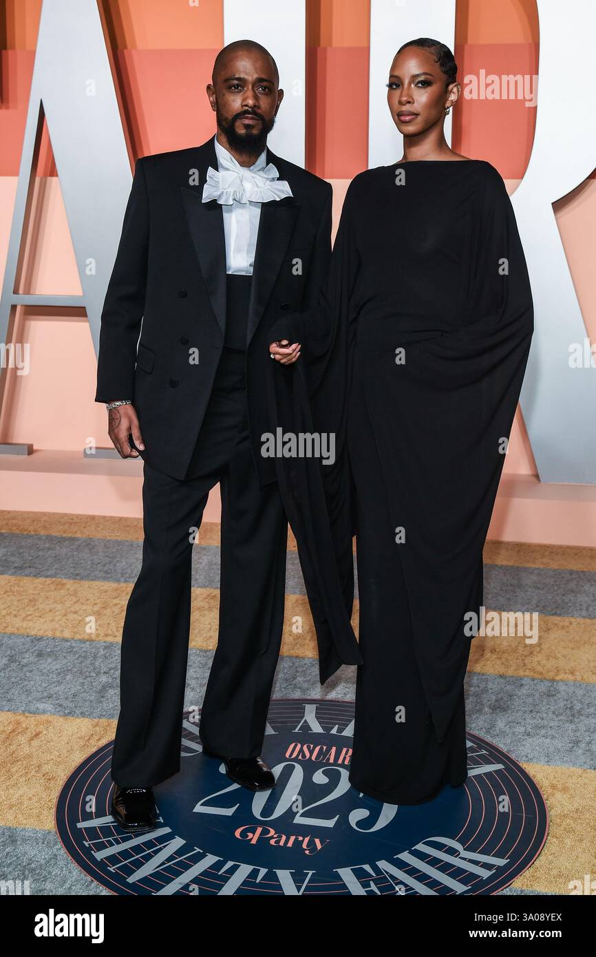 USA. 02nd Mar, 2025. LaKeith Stanfield and Kasmere Trice walking on the ...