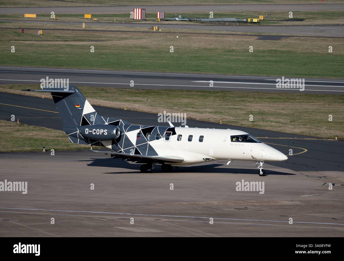 Platoon Aviation Pilatus PC-24 at Birmingham Airport, UK (D-COPS Stock ...