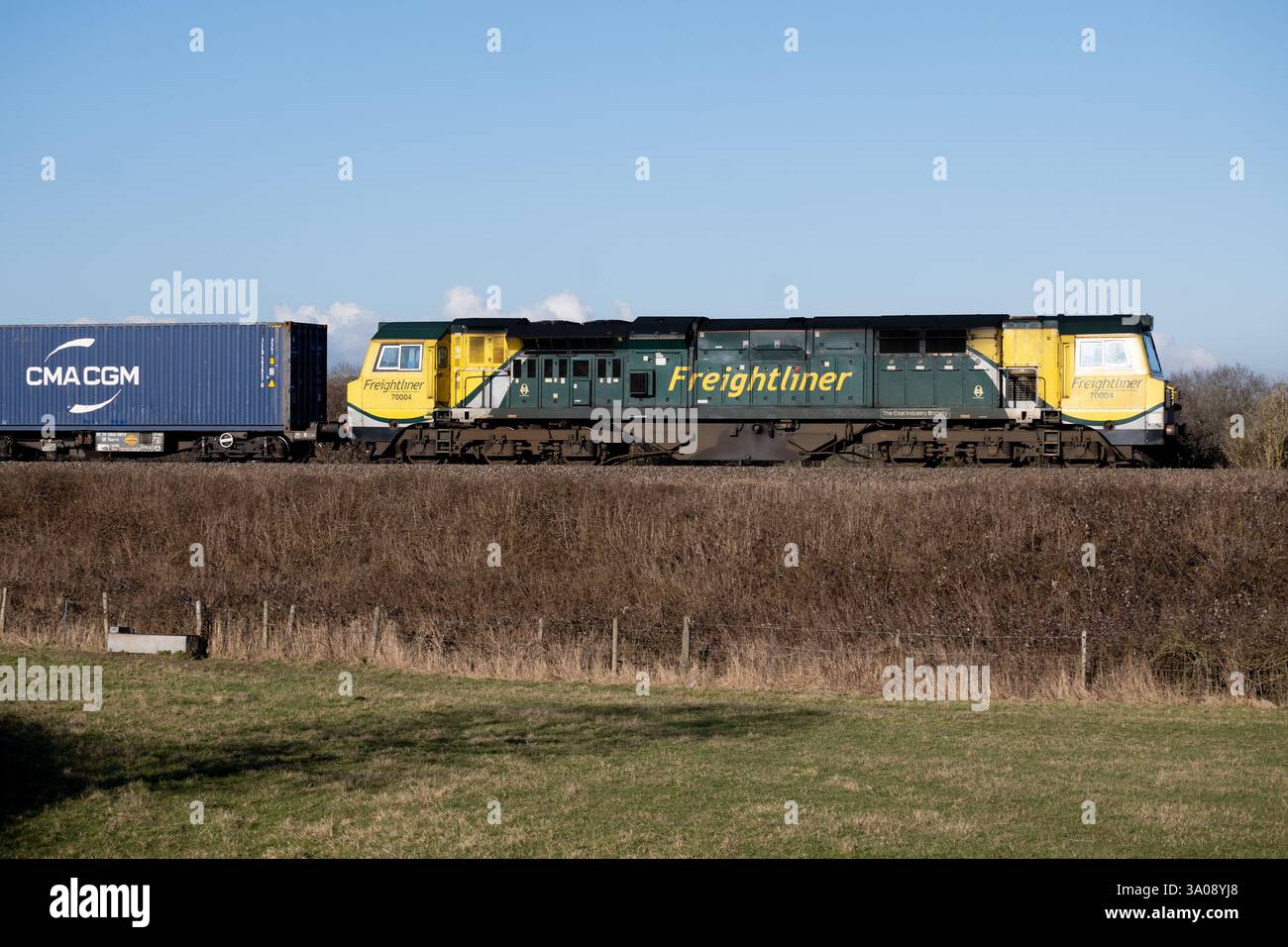 Freightliner class 70 diesel locomotive No. 70004 "The Coal Industry ...