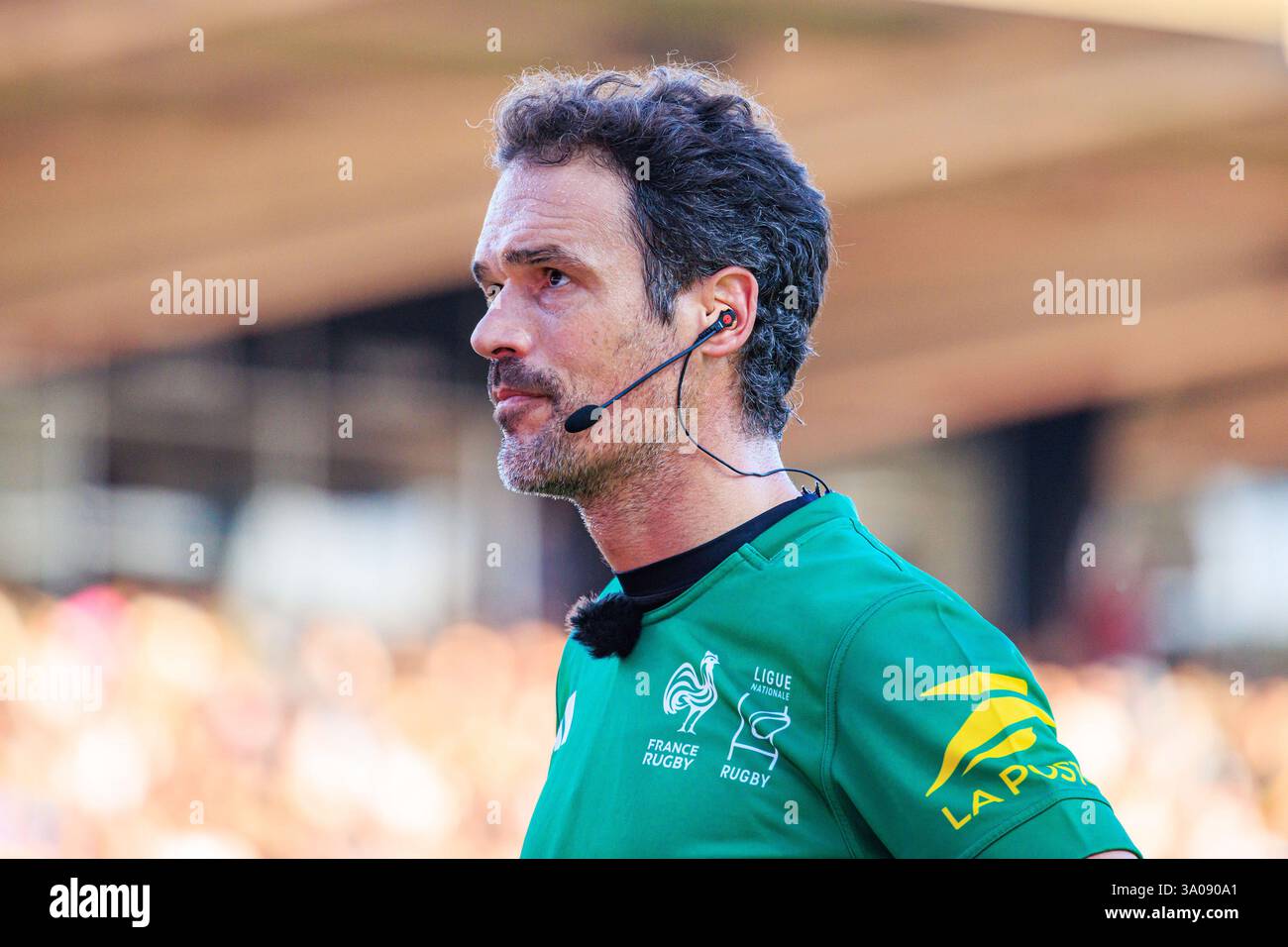 Referee Adrien Marbot during the French championship Top 14 rugby union ...