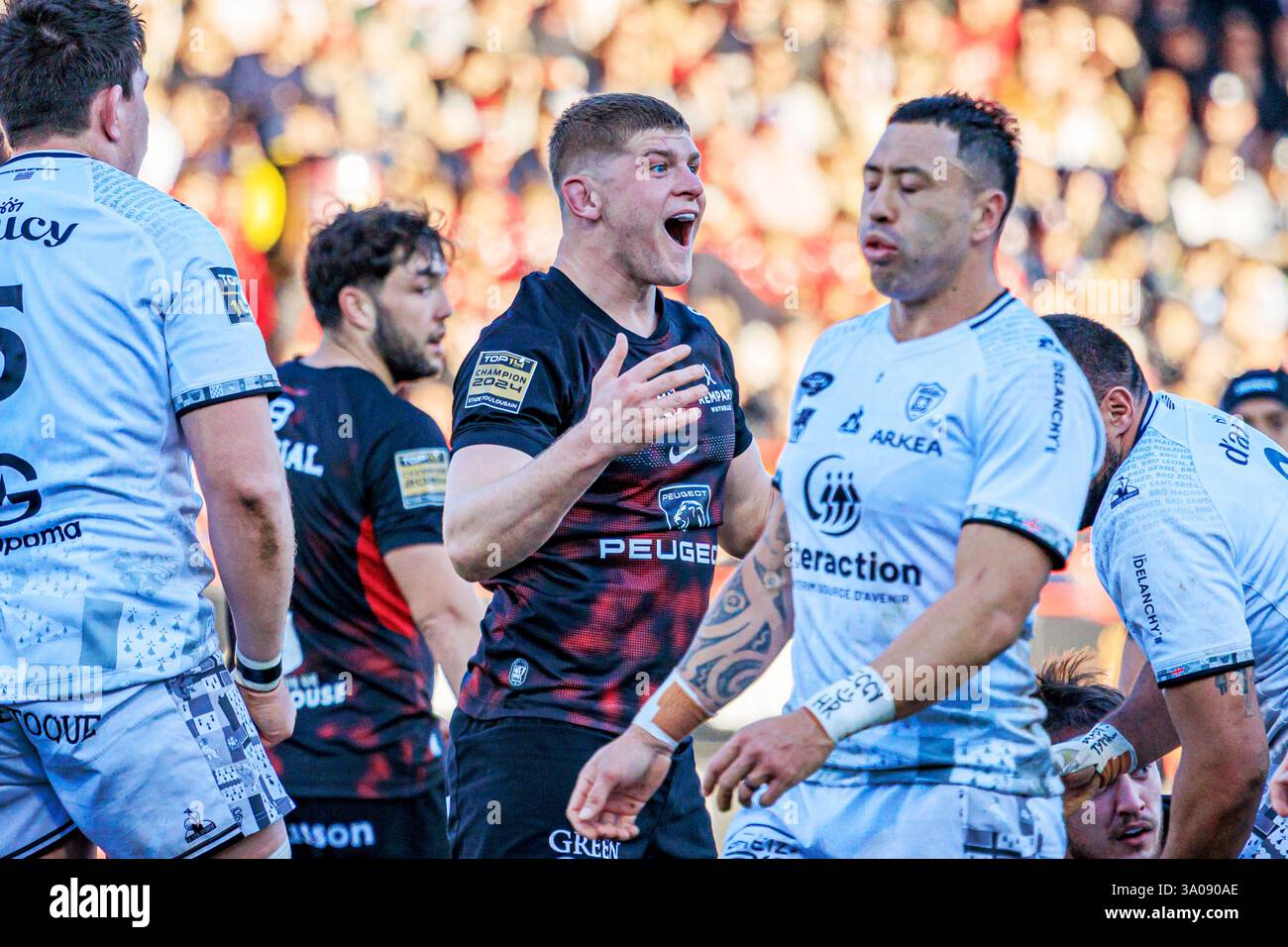 Jack Willis of Stade Toulousain during the French championship Top 14 ...