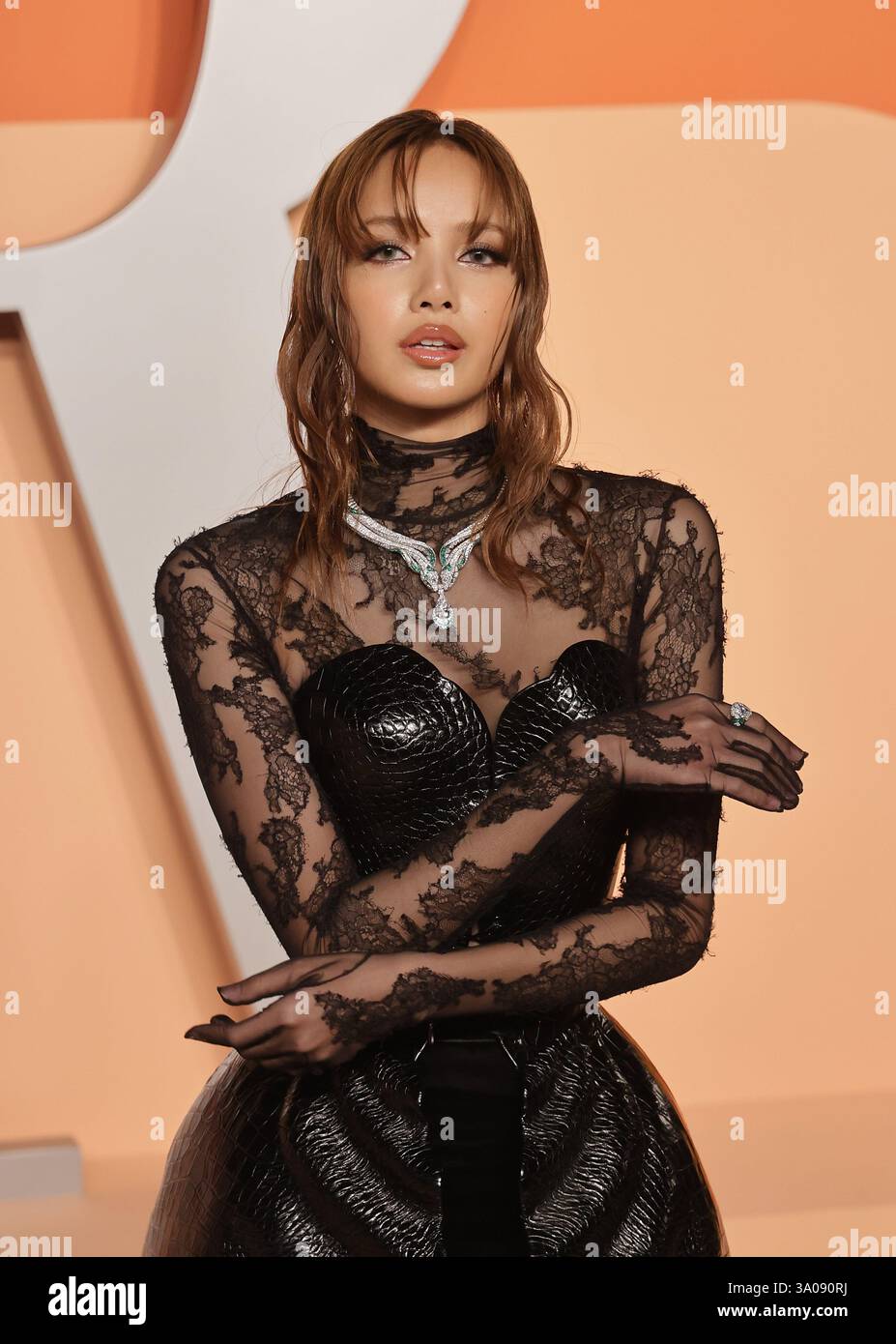 Lisa attends the 2025 Vanity Fair Oscar Party at Wallis Annenberg ...