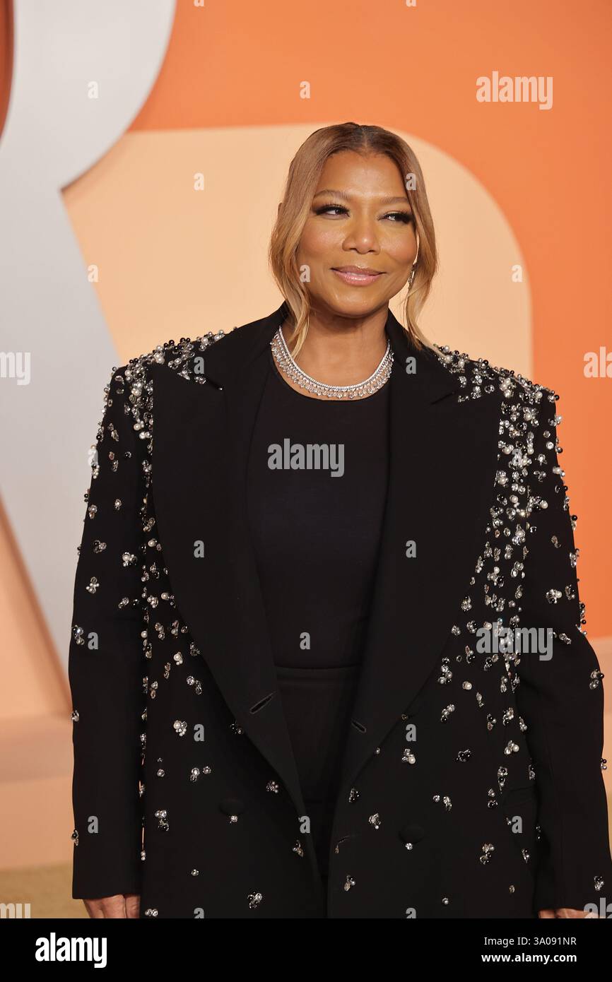 Queen Latifah attends the 2025 Vanity Fair Oscar Party at Wallis ...