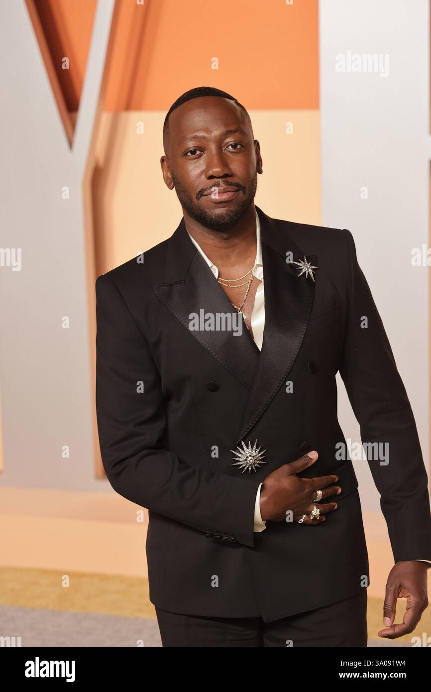 Lamorne Morris attends the 2025 Vanity Fair Oscar Party at Wallis Annenberg Center for the ...