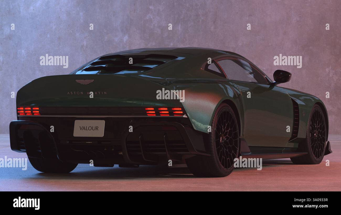 Aston Martin Valour- Retro-Inspired Limited Edition Manual Car Stock ...