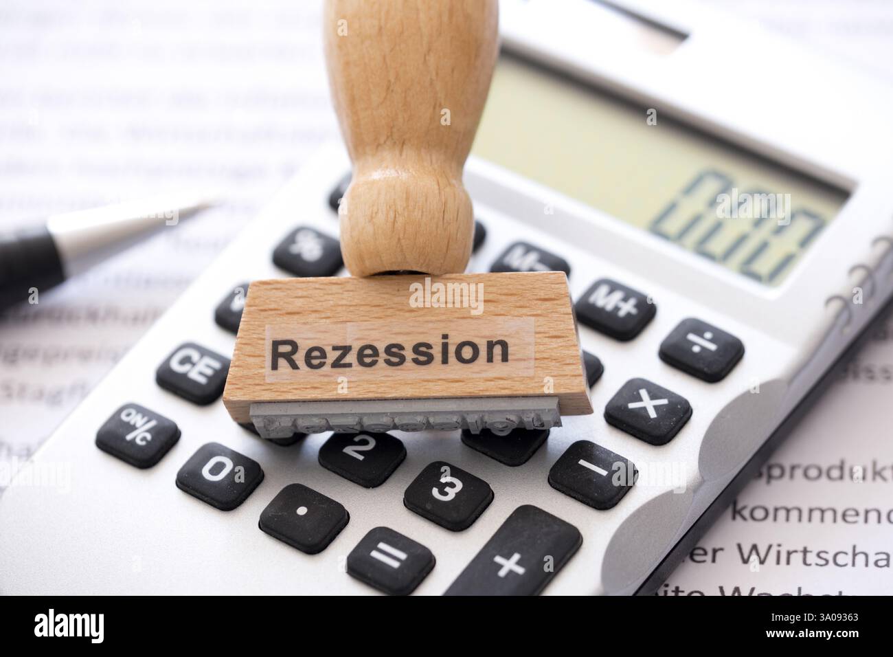 Stamp recession, economic cycle, economy, economic slump, economic ...