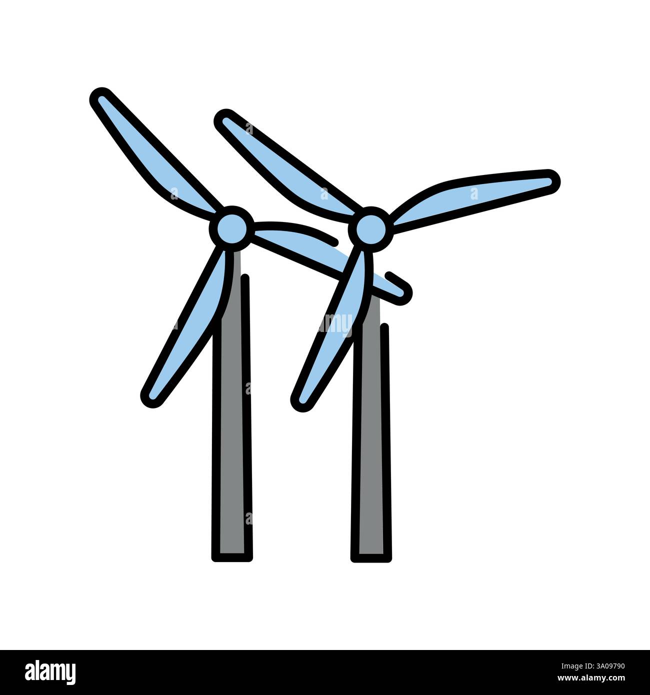 Offshore wind farms offshore wind Cut Out Stock Images & Pictures - Alamy