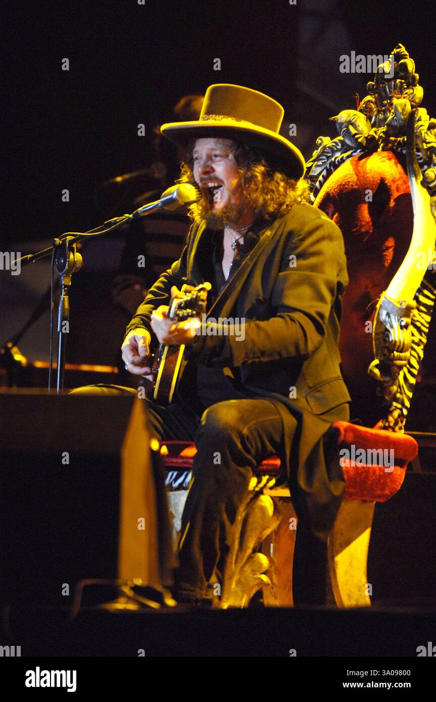 Milan Italy 08/06/2007 : Zucchero Fornaciari,Italian singer,during the ...