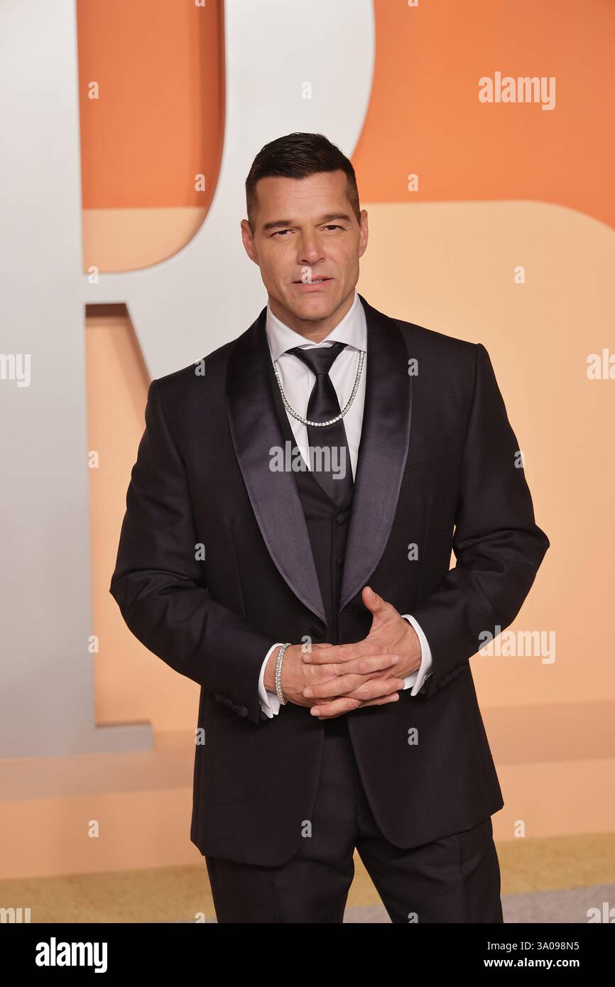 Beverly Hills, USA. 02nd Mar, 2025. Ricky Martin attends the 2025 ...