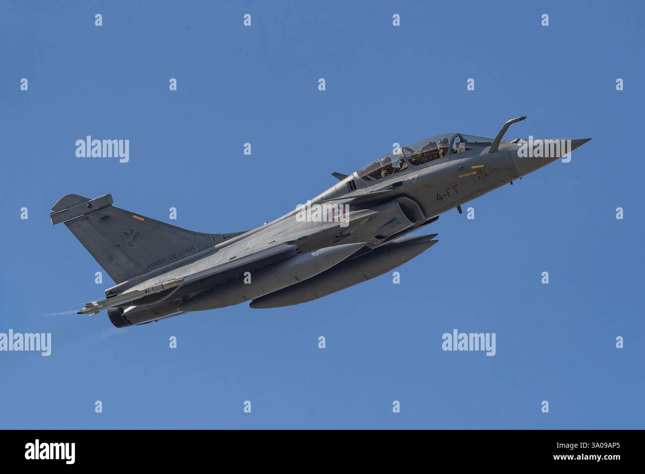 Armée de l'Air et de l'Espace Rafale takes off from RAF Waddington ...