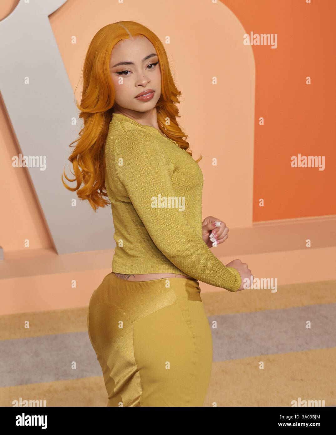 Ice Spice attends the 2025 Vanity Fair Oscar Party at Wallis Annenberg ...