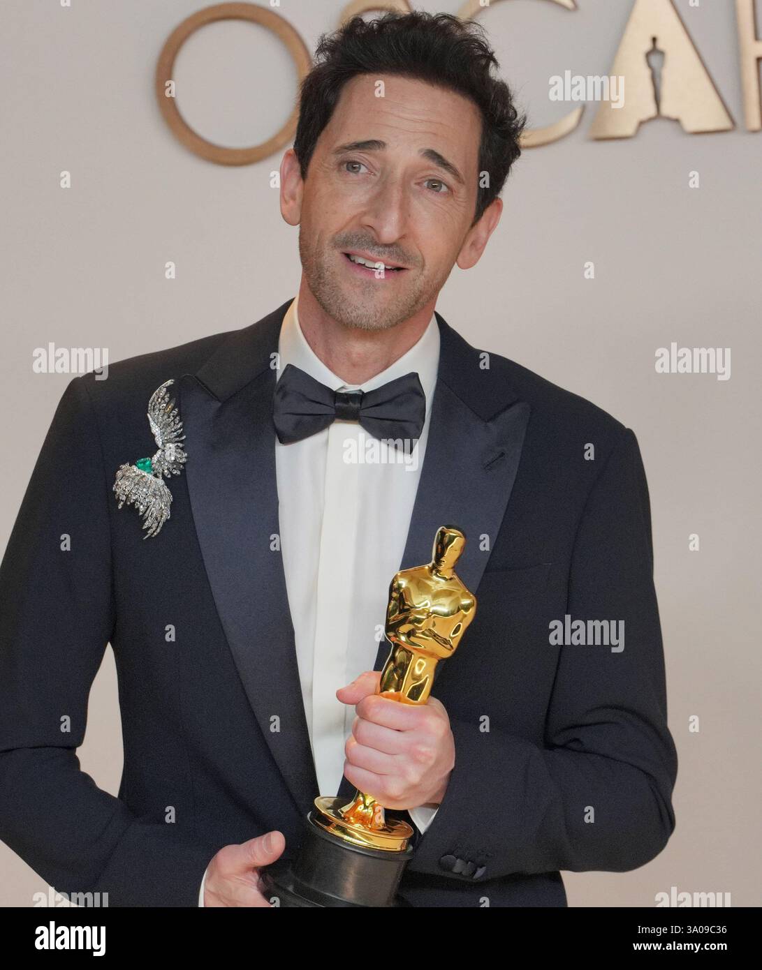 Los Angeles, USA. 02nd Mar, 2025. Adrien Brody, winner of the Best Actor in a Leading Role for ...