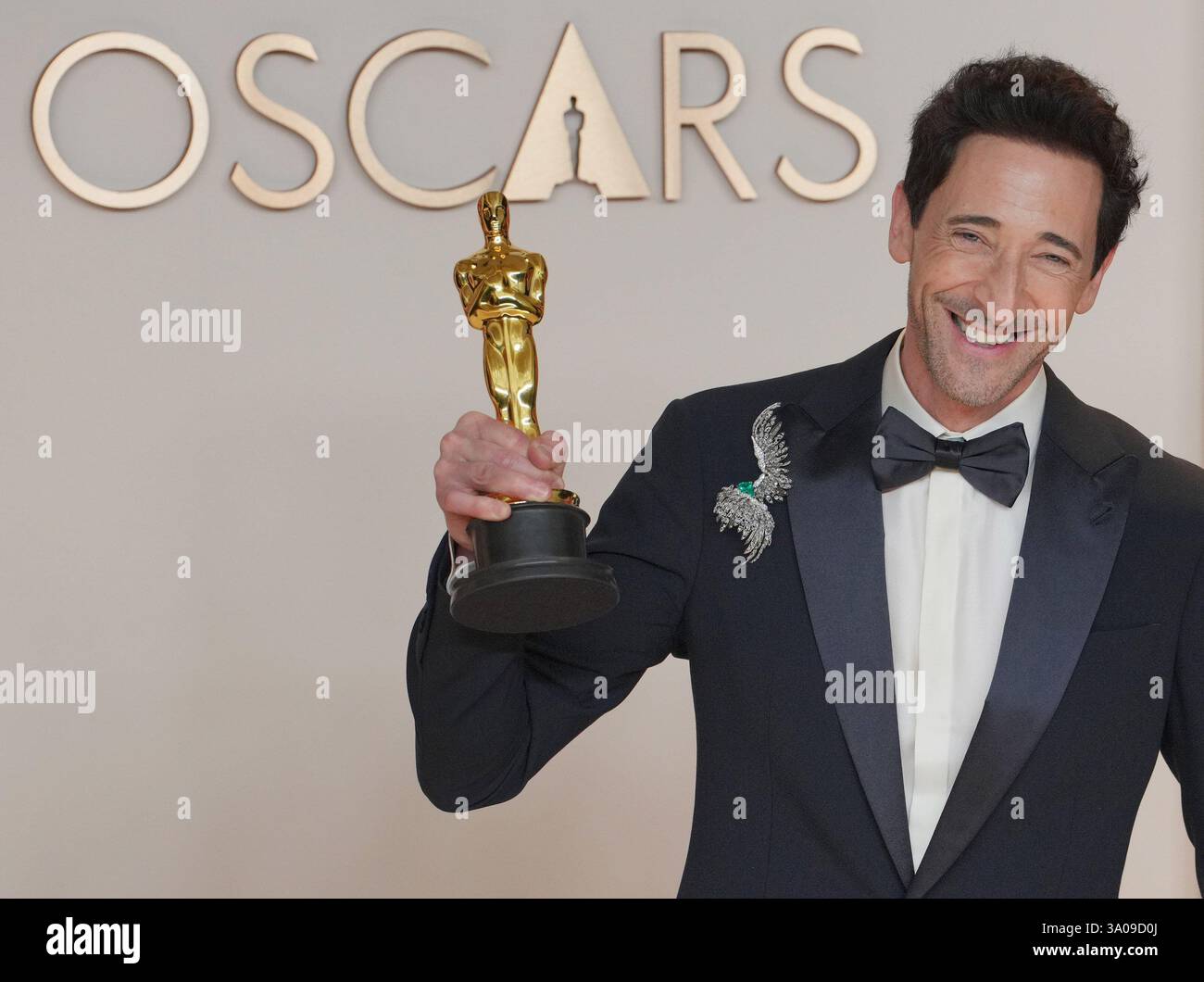 Los Angeles, USA. 02nd Mar, 2025. Adrien Brody, winner of the Best Actor in a Leading Role for ...