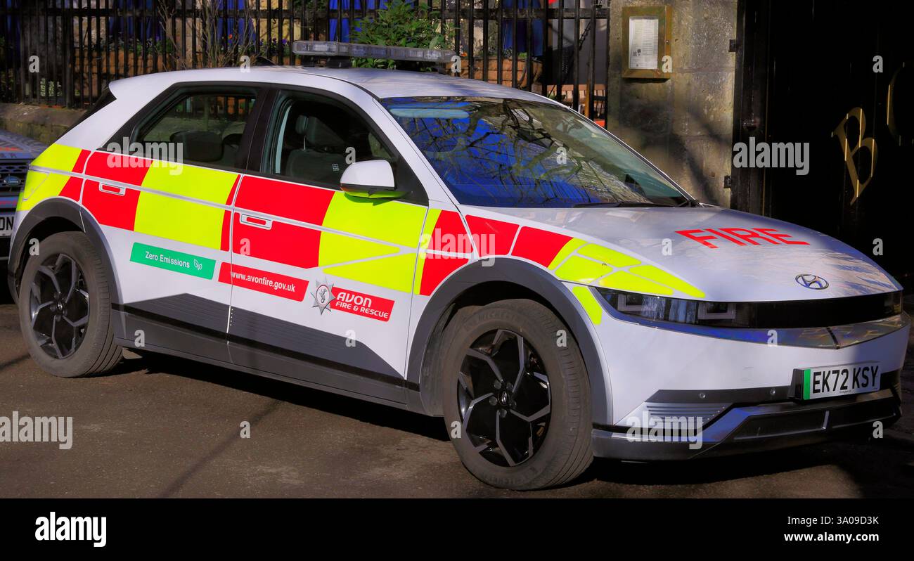 Avon Fire and Rescue emergency services vehicle at a training exercise ...