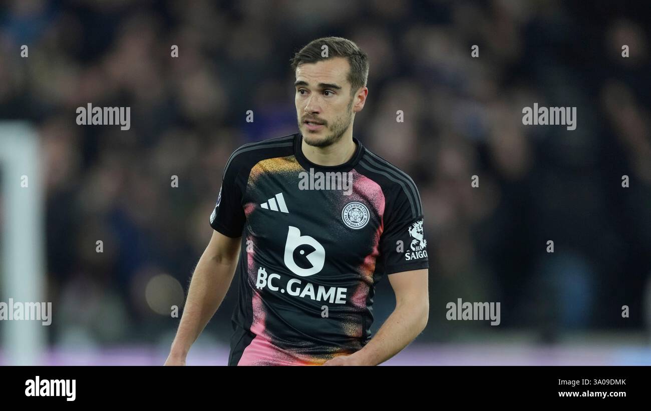 Leicester's Harry Winks during the English Premier League soccer match ...
