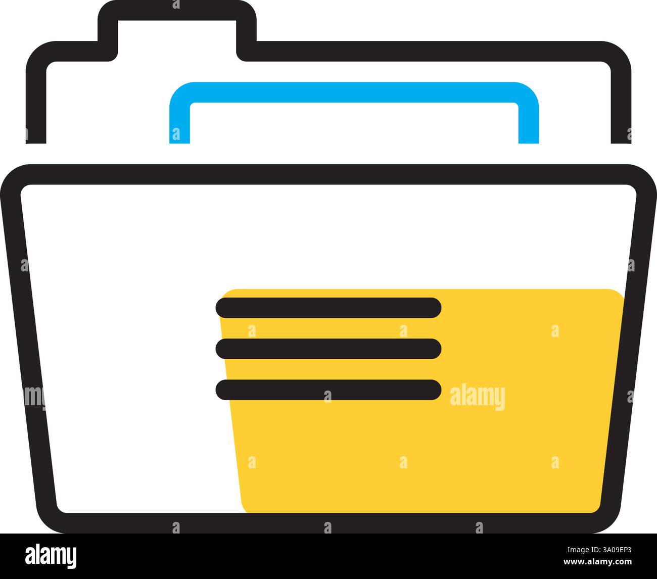 Icon for folder,binders,dossier Stock Vector Image & Art - Alamy