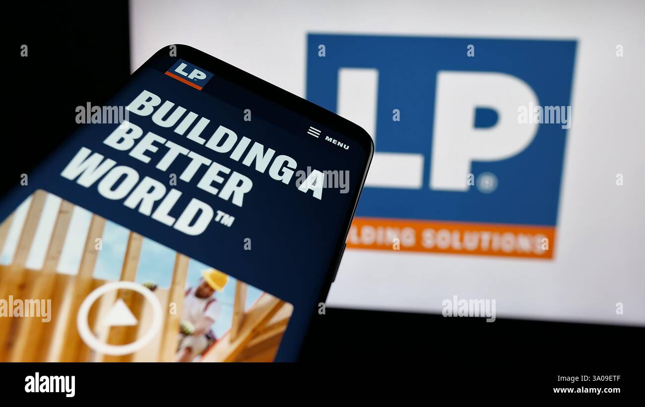 In this photo illustration, a mobile phone with the website of US ...