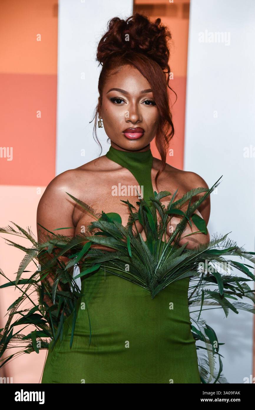 USA. 02nd Mar, 2025. Megan Thee Stallion walking on the red carpet at ...
