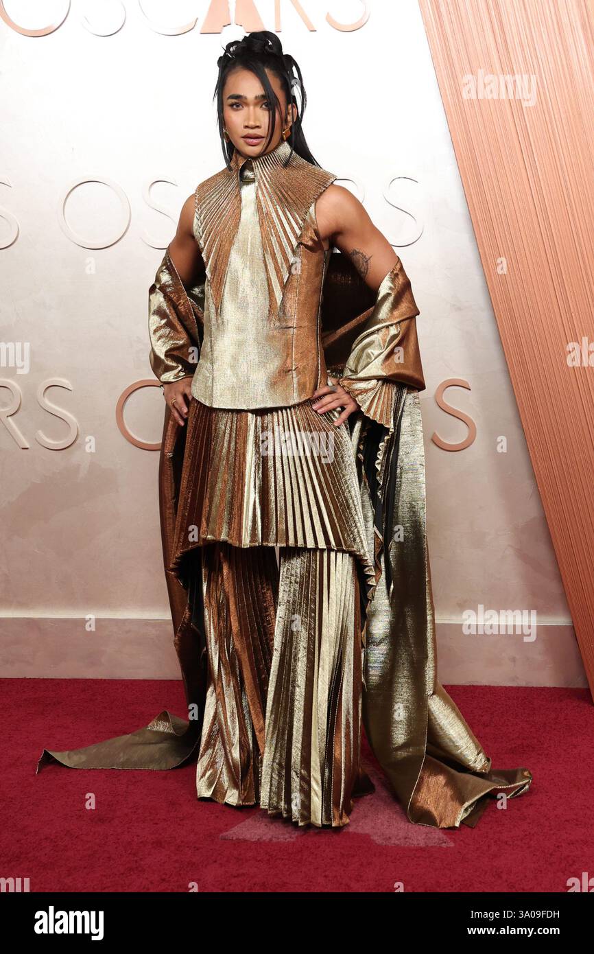 Los Angeles, USA. 2, March, 2025. Pictured left to right, Bretman Rock ...